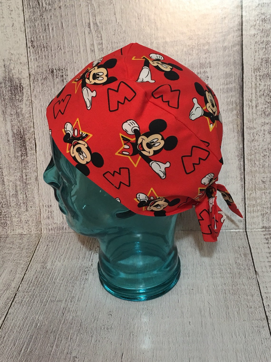 Mickey Mouse Scrub Cap/ Red Mickey Mouse Scrub Cap/ Disney - Etsy
