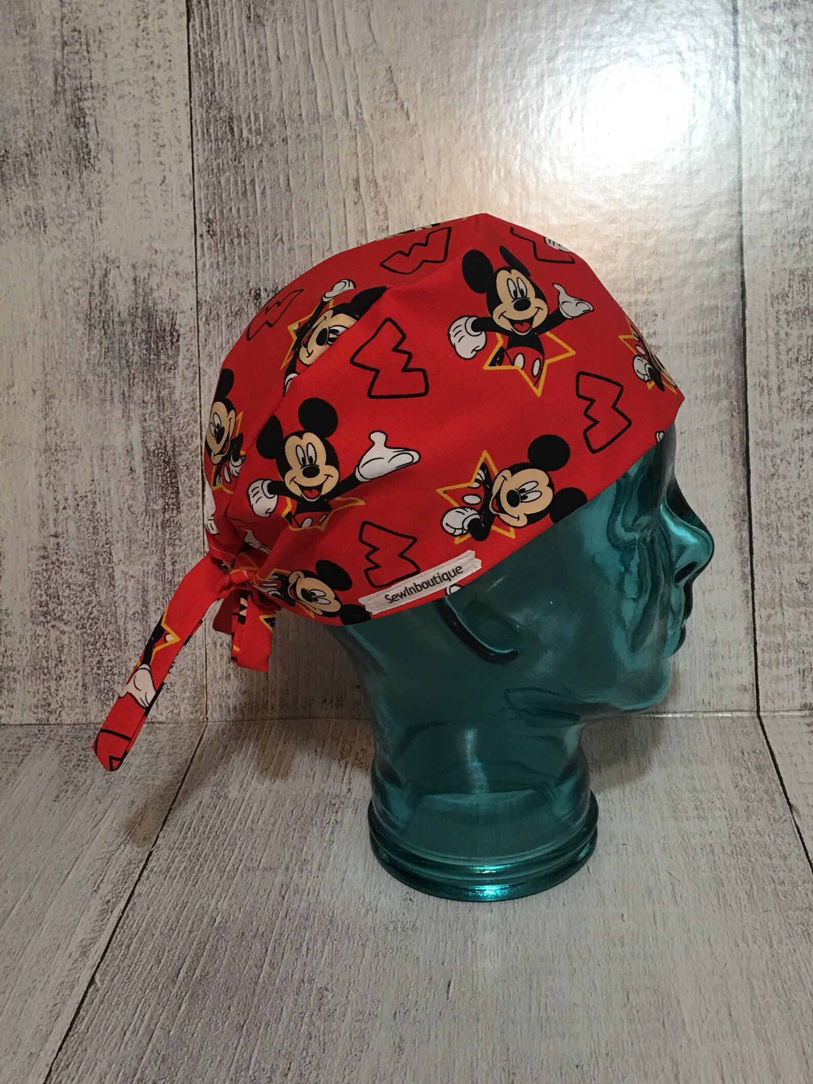 Mickey Mouse Scrub Cap/ Red Mickey Mouse Scrub Cap/ Disney - Etsy
