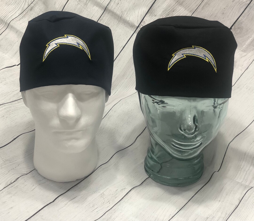 Los Angeles Chargers Embroidered Scrub Cap/ Los Angeles Chargers Scrub ...