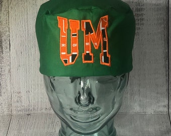University of Miami Scrub Cap - Etsy