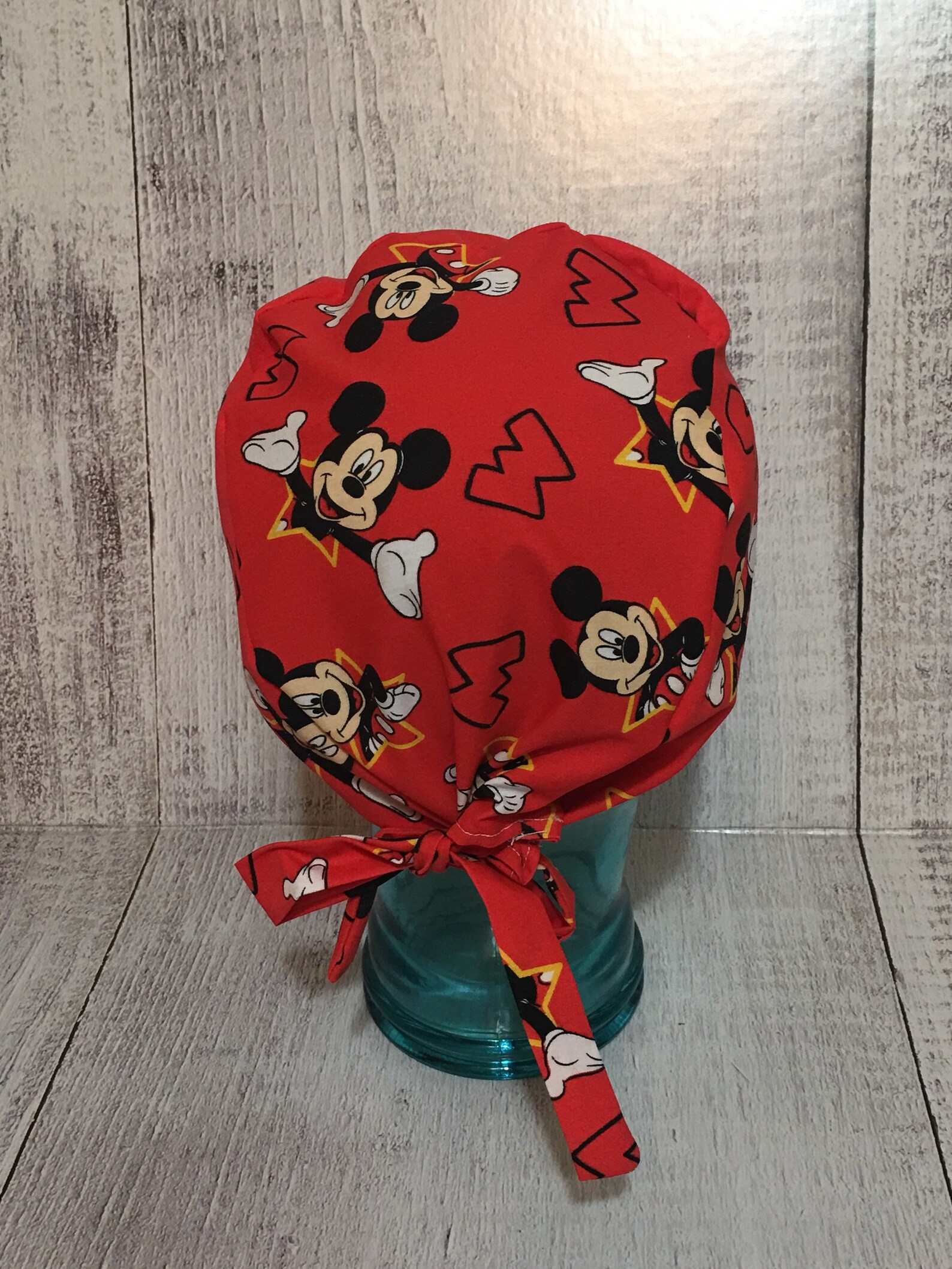 Mickey Mouse Scrub Cap/ Red Mickey Mouse Scrub Cap/ Disney - Etsy