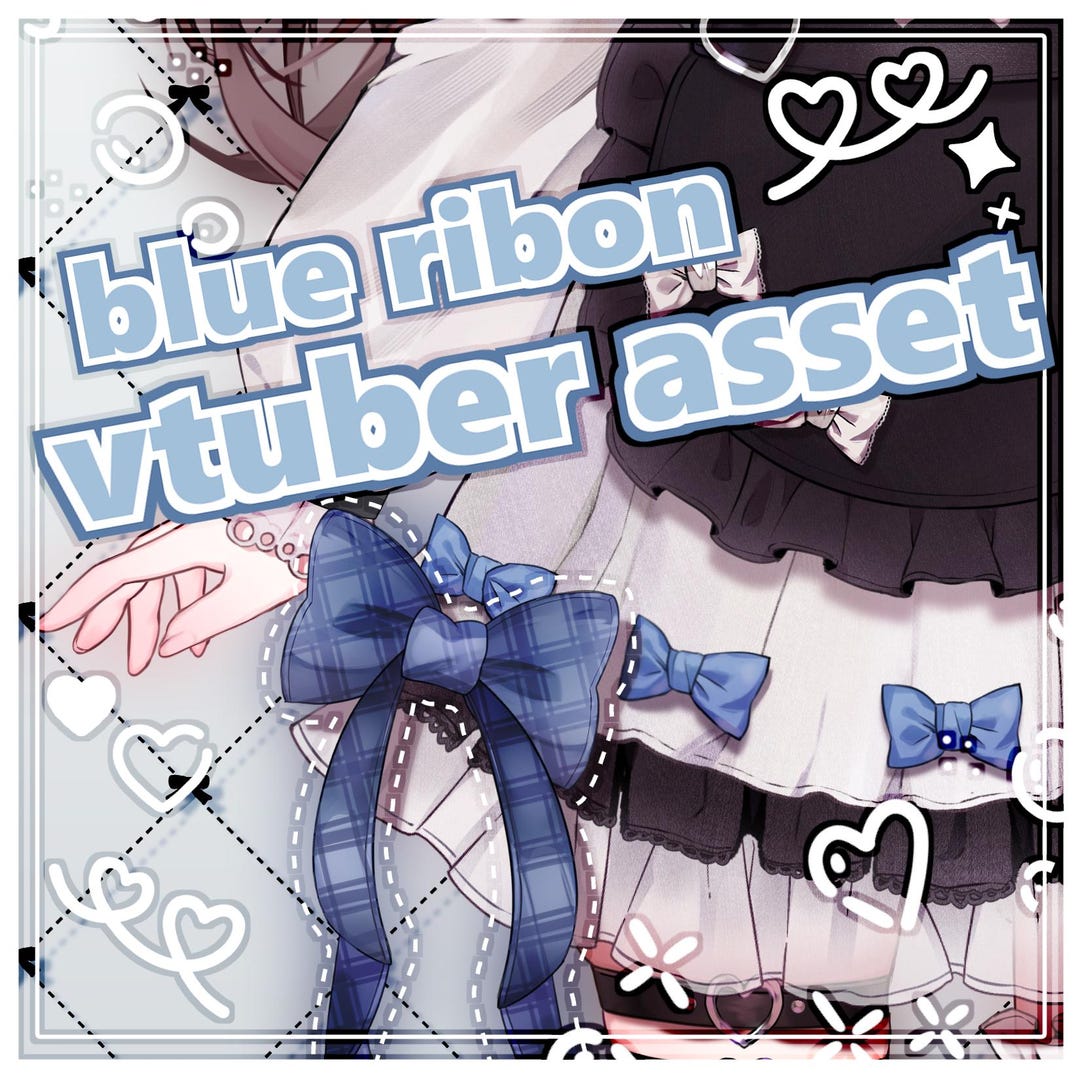 Cute Kawaii Ribon ~png/psd~ Vtuber Parts, Live 2D Parts, Unrigged ...