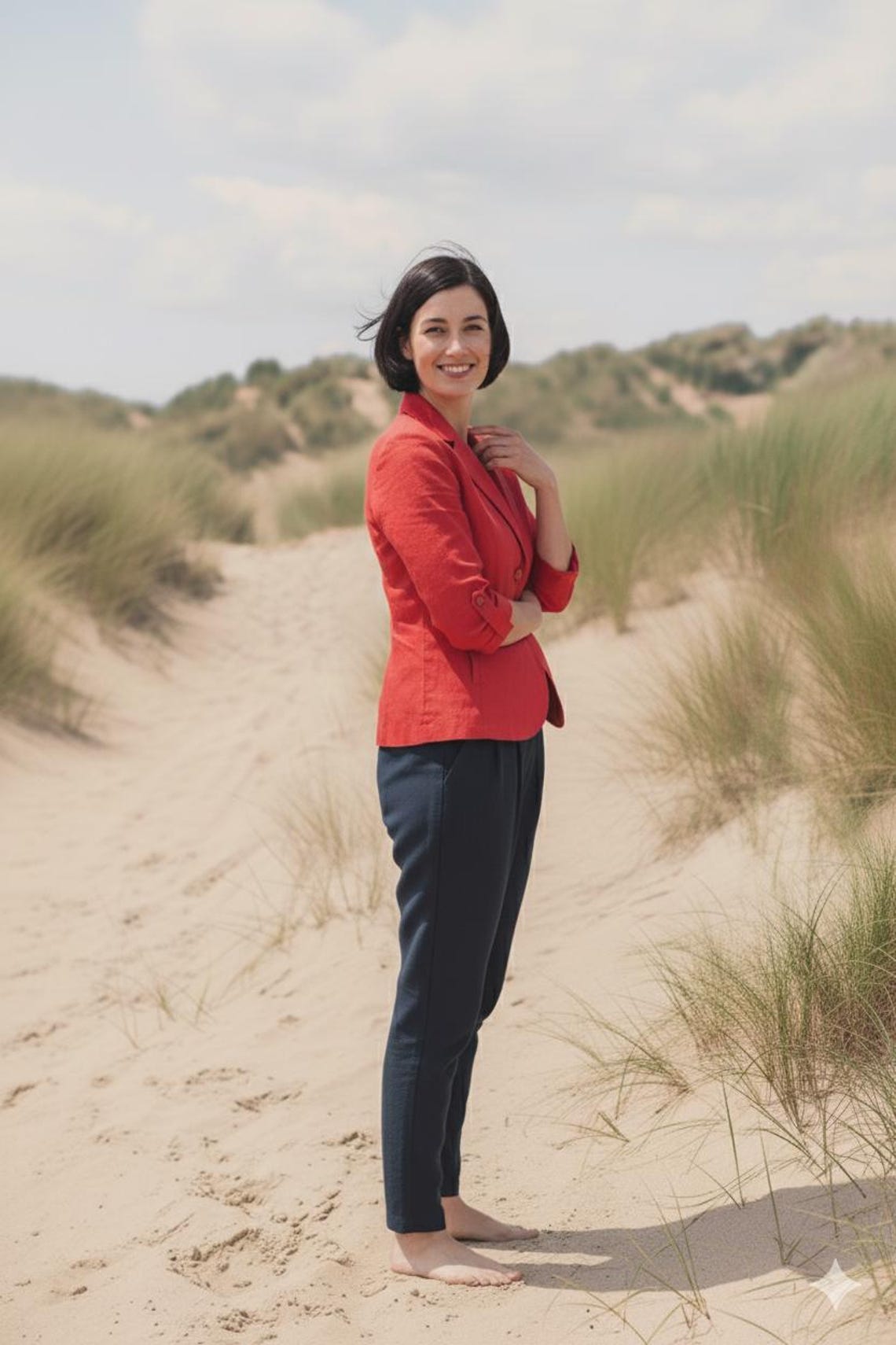 Notched Collar Jacket Sewing Pattern PDF | Women’s Casual Jacket PDF ...