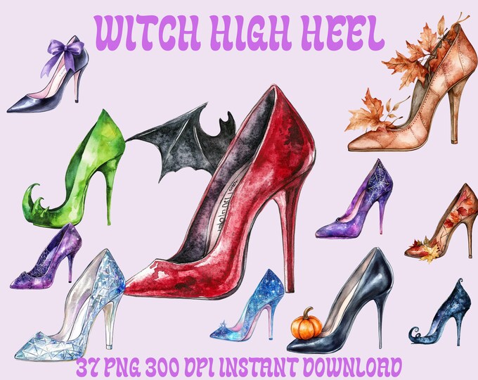 14 PNG Witch Legs Clipart – Halloween Heels PNG – Stylish Spell Shoes ...