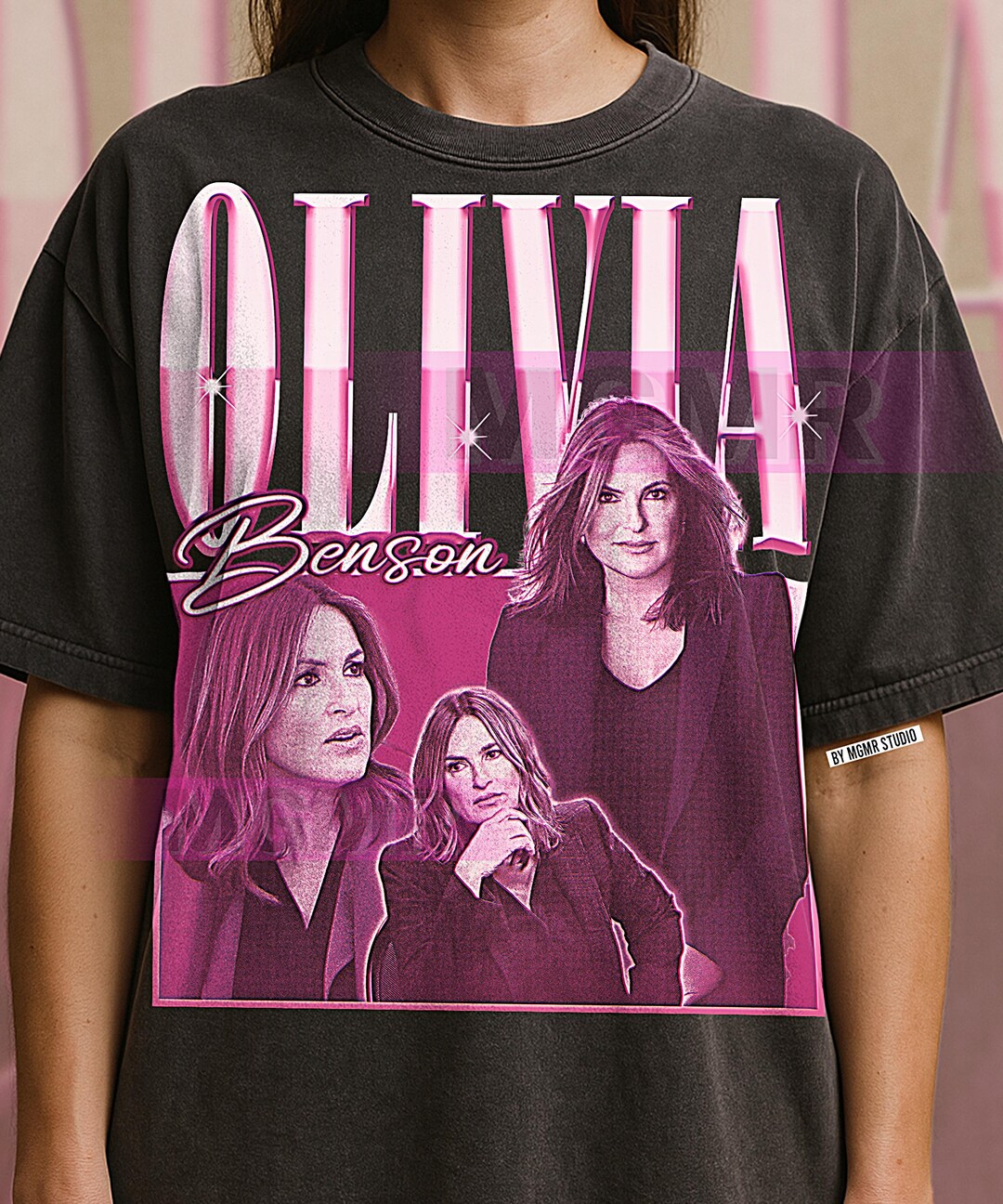 OLIVIA BENSON NEW T-shirt, Vintage Tv Character Detective Hero Star ...