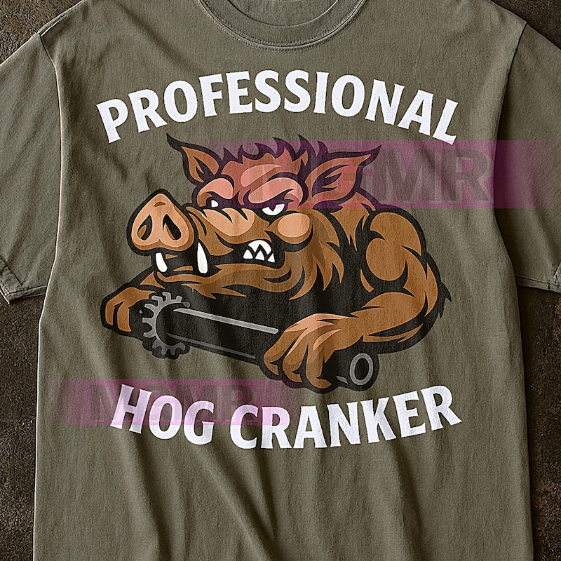 Shirt Cranking Hog - Etsy