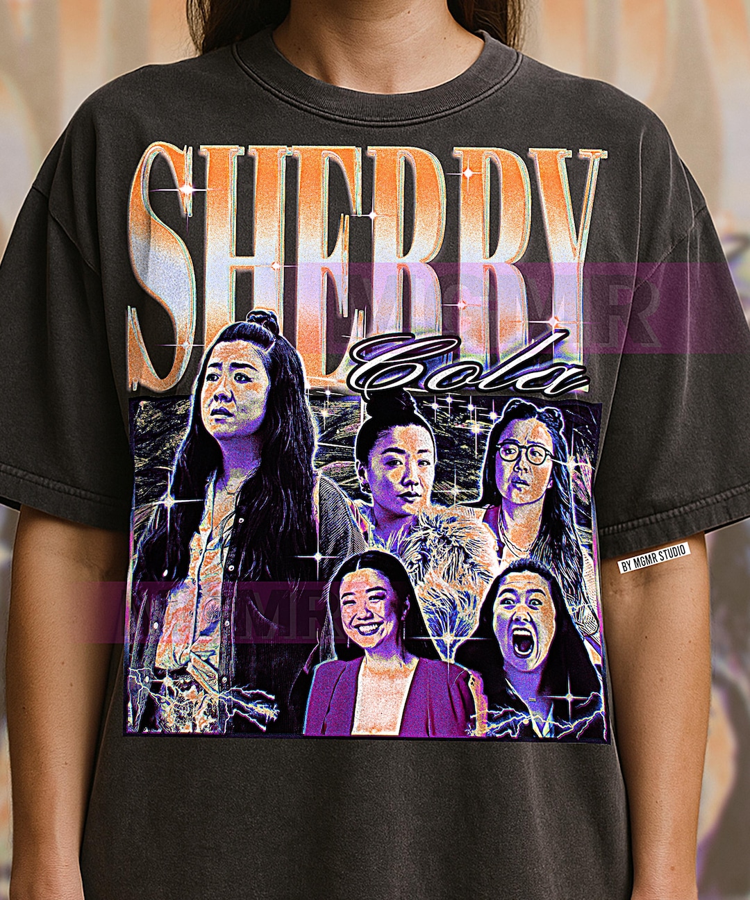 Sherry Cola T-shirt, Vintage Actress Comedian Star Celebrity Performer ...