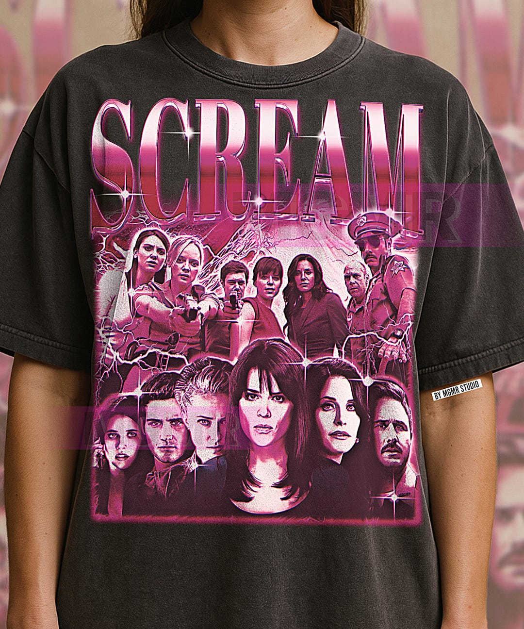 SCREAM T-shirt, Vintage Horror Slasher Film Classic Movie Tee, 90s ...