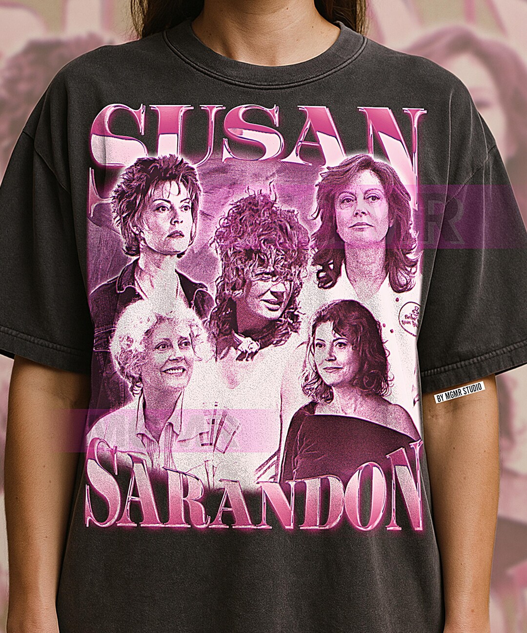 SUSAN SARANDON T-shirt, Vintage Actress Star Hollywood Legend Performer ...