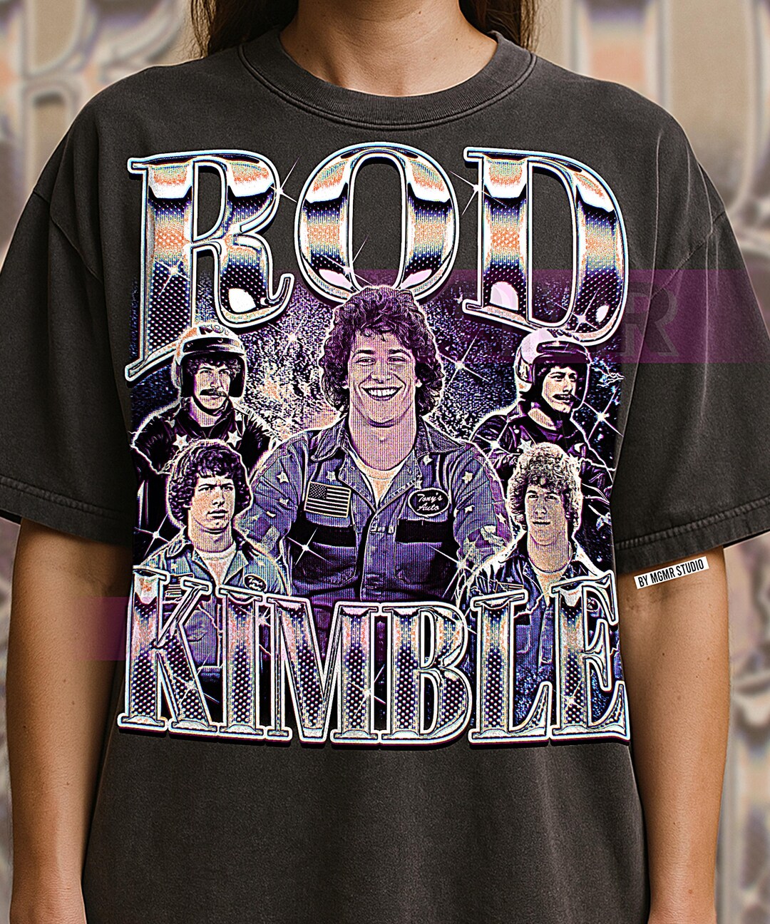 Rod Kimble T-shirt, Vintage H0t Rod Character Comedy Funny Star ...