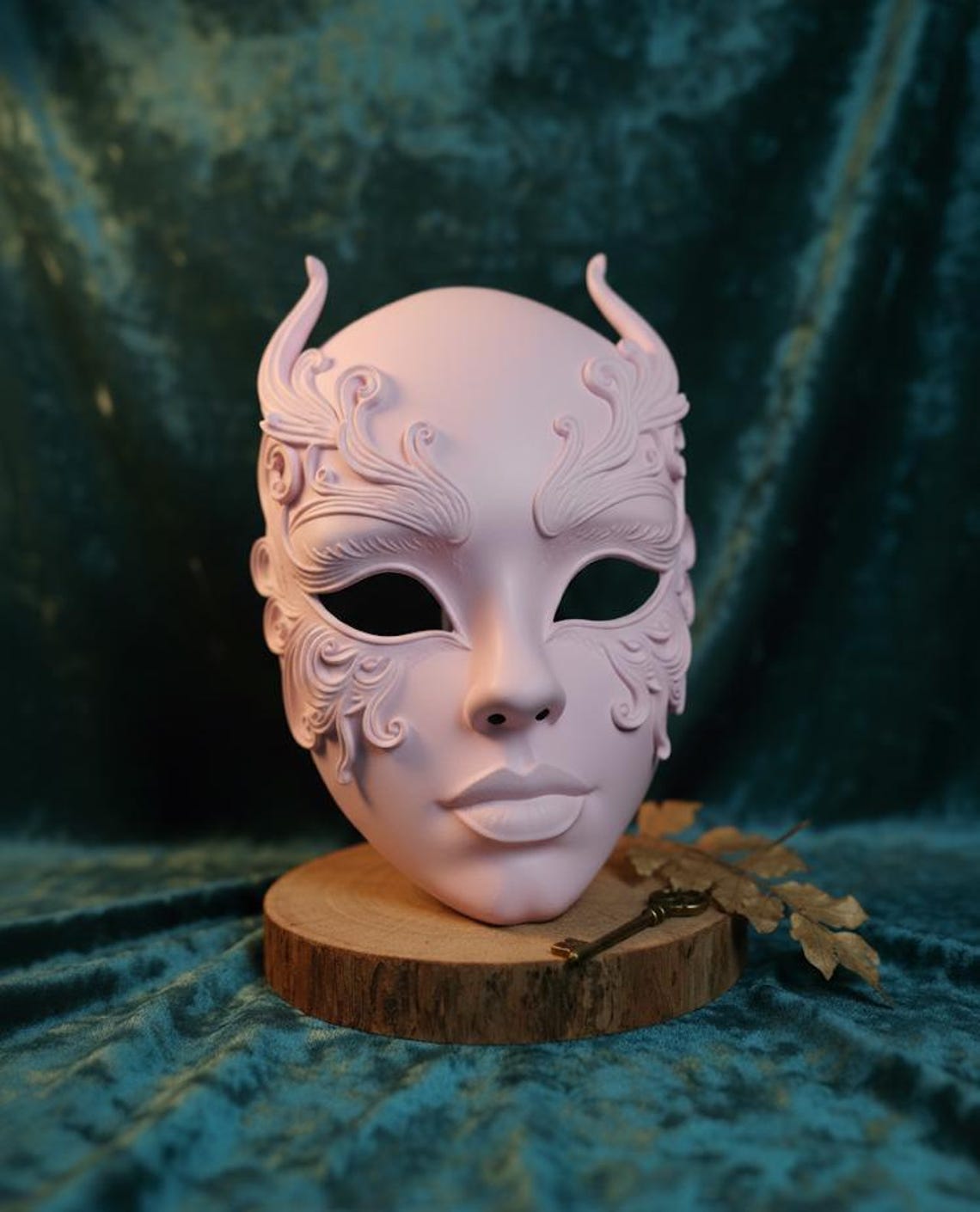 Personalised 3D Printed Mask, Ornamental Wall Art, Fantasy Home Decor ...