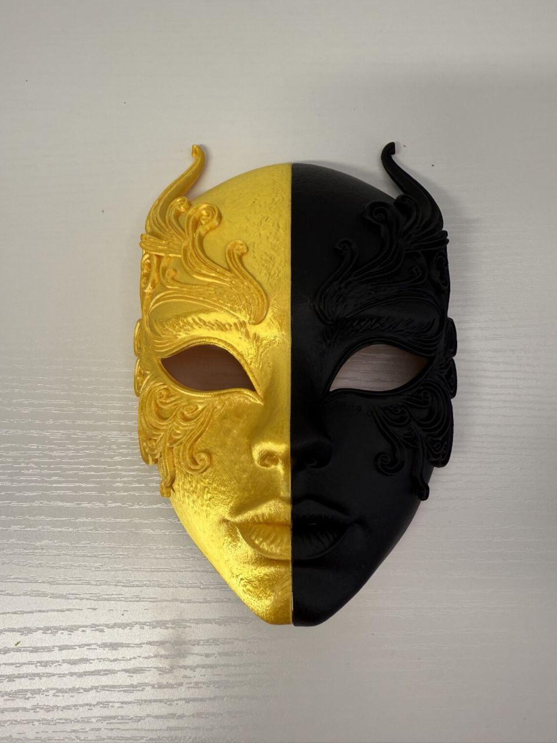 Personalised 3D Printed Mask, Ornamental Wall Art, Fantasy Home Decor ...