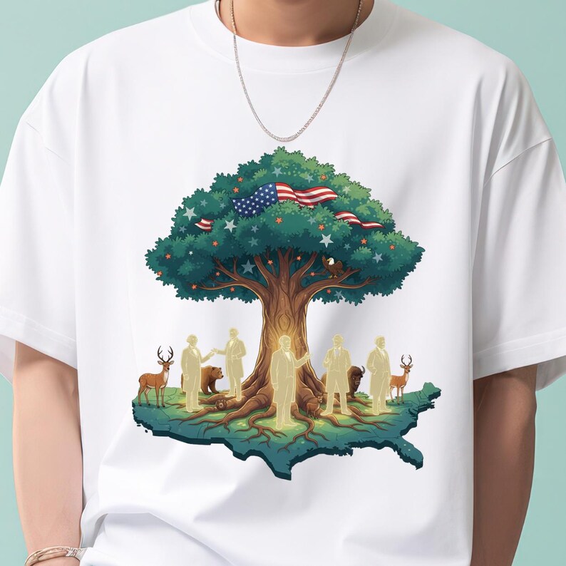 Tree of Democracy PNG | US History Sublimation | Presidents Foundation ...
