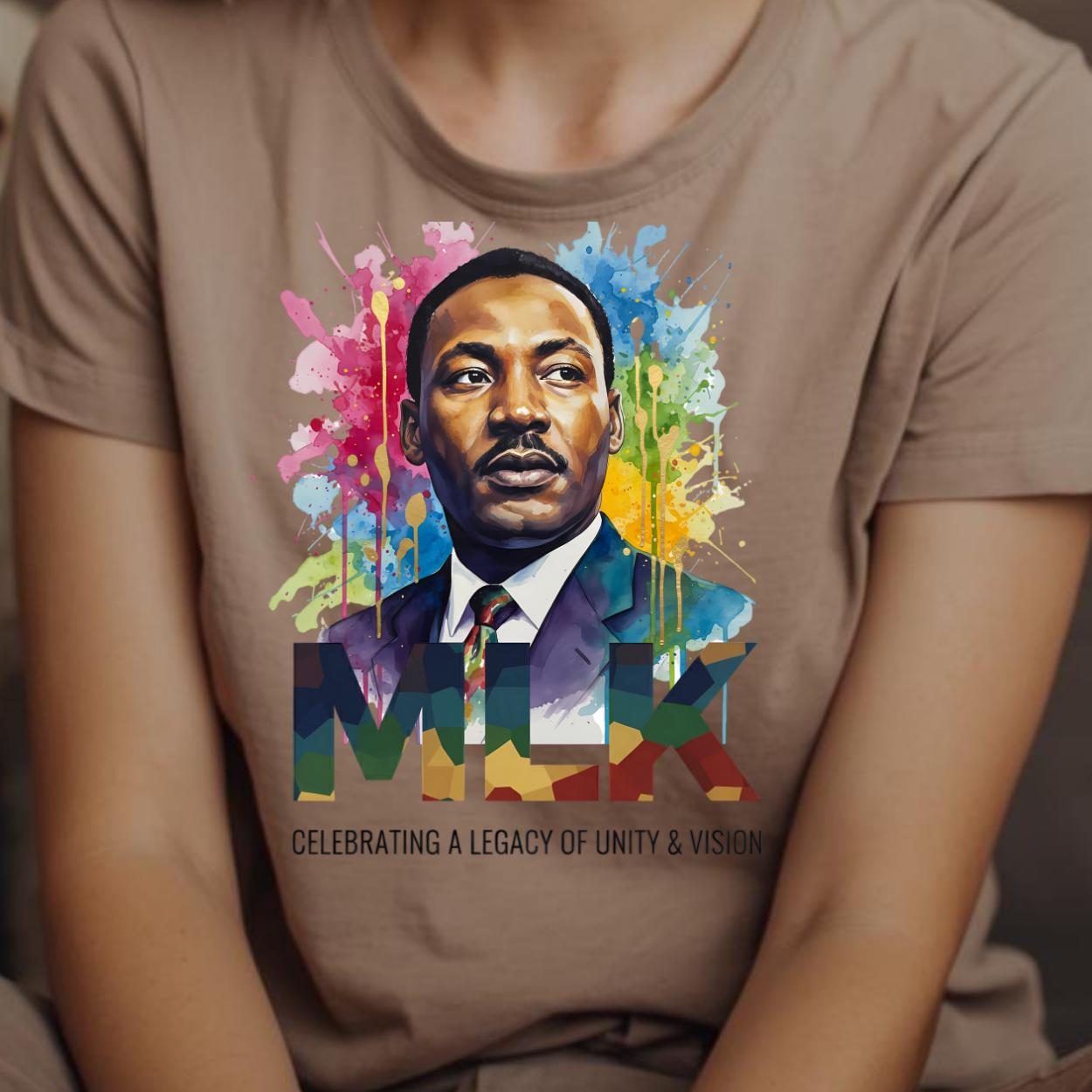 Martin Luther King Jr. Pop Art Watercolor Portrait - MLK Day Unity ...