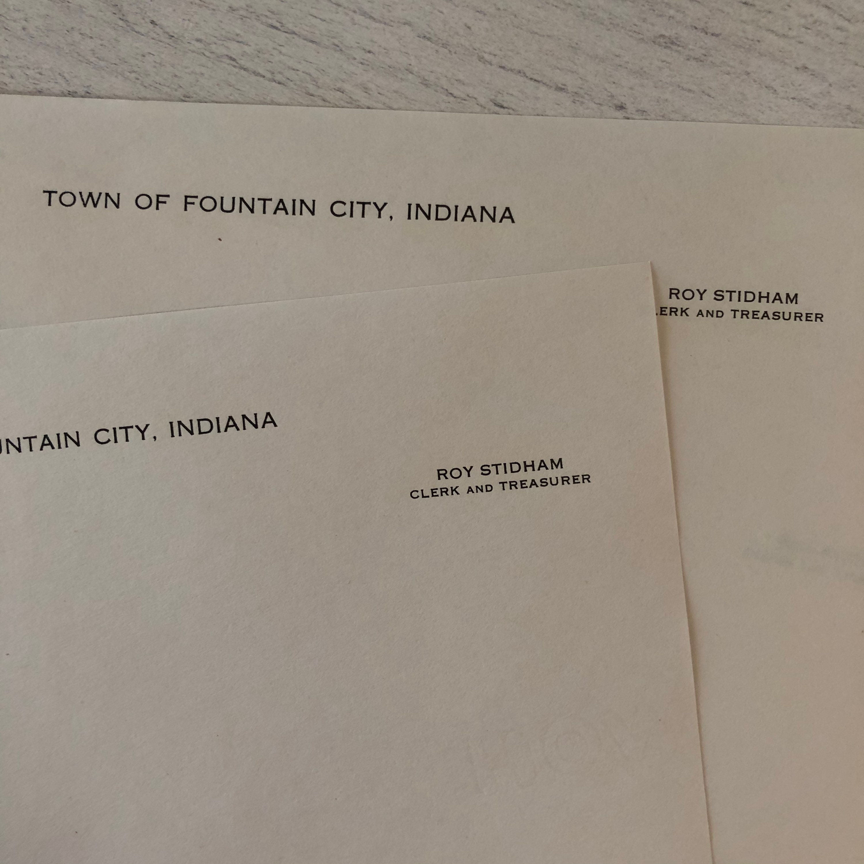 Lovely Vintage Letterhead From the Town of Fountain City | Etsy
