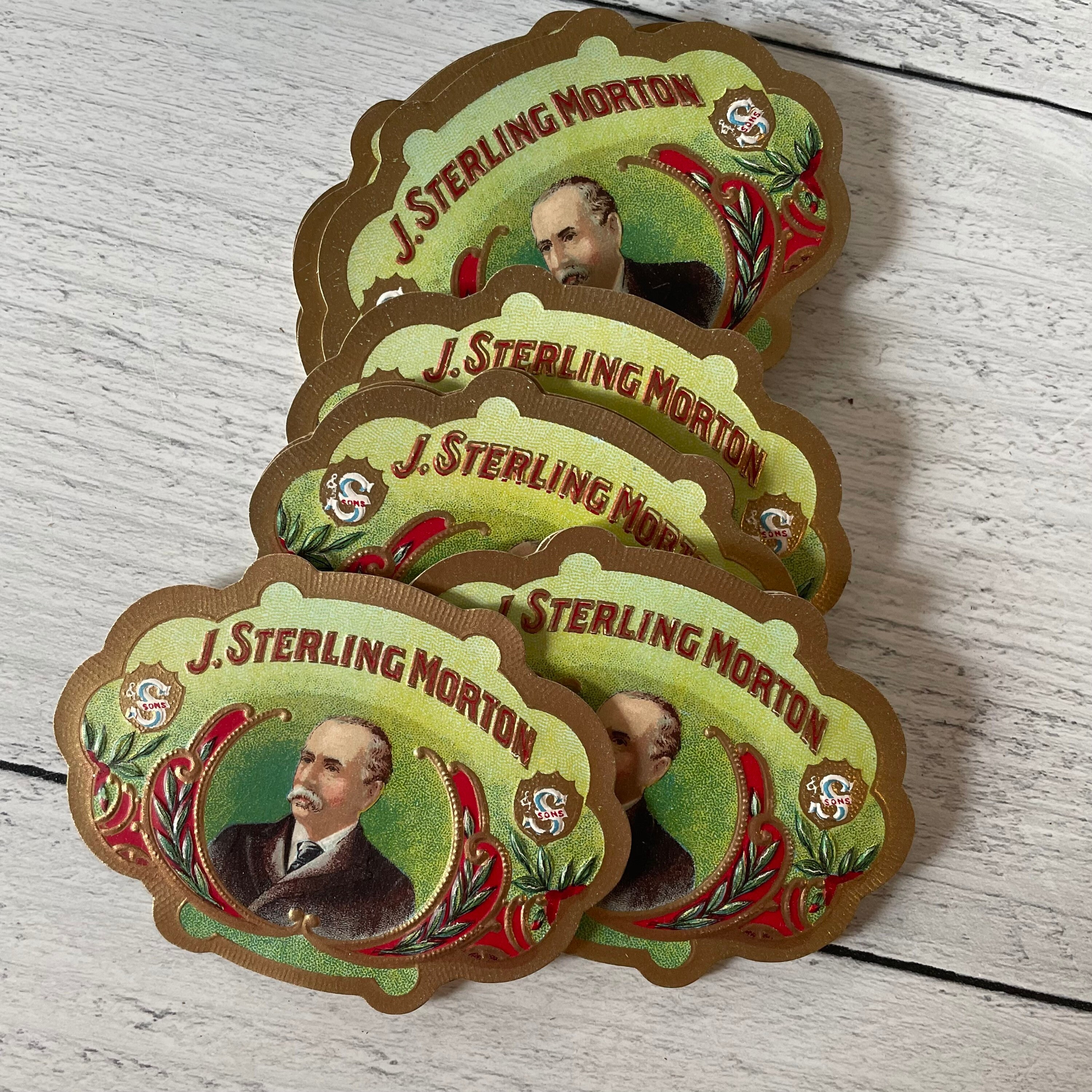 Antique 1903 J. Sterling Morton Labels Set of 5 | Etsy