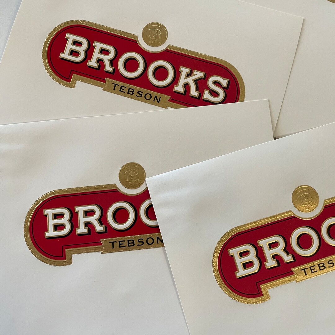 Vintage Brooks Cigar Box Labels Set of 2 - Etsy