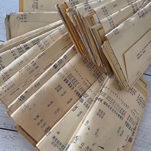 Vintage 1950s-60s Bank Statement Bundles With Cancelled Checks and ...