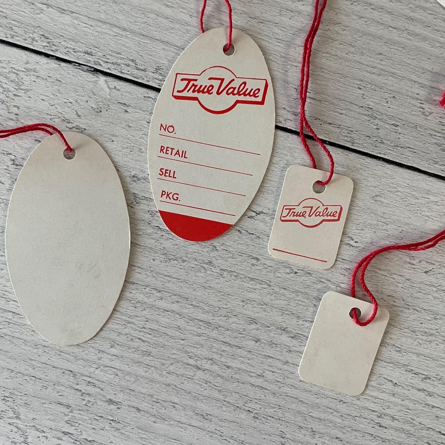 Vintage True Value Hardware Store Tags Set of 2 Tags - Etsy