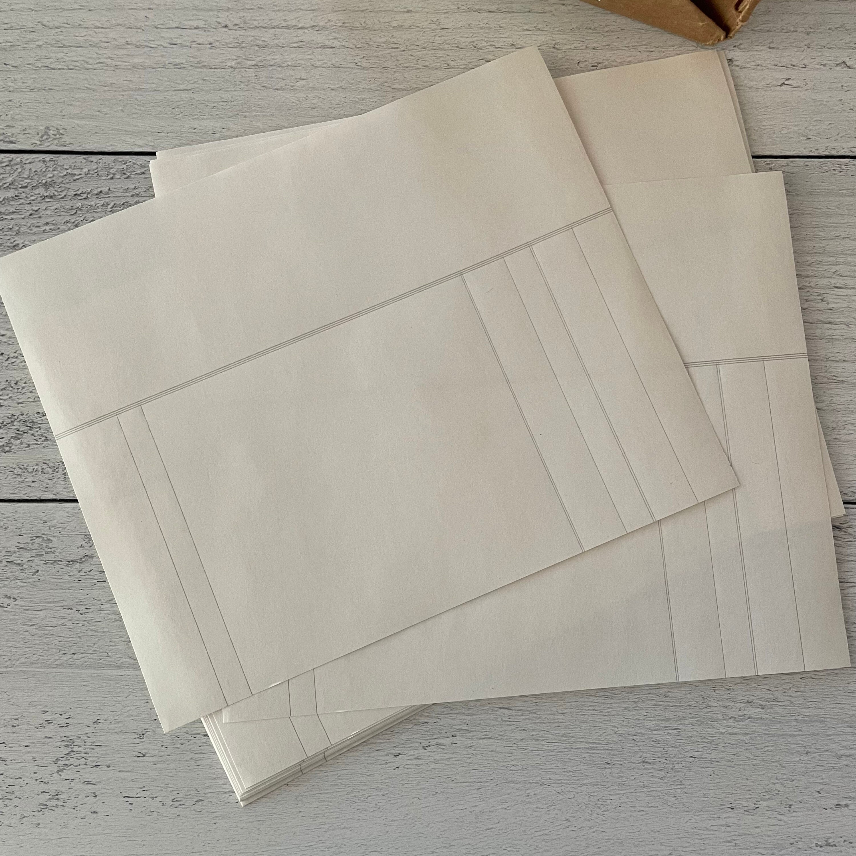 Vintage Billhead Blanks Style B From a Closed Print Shop Set - Etsy