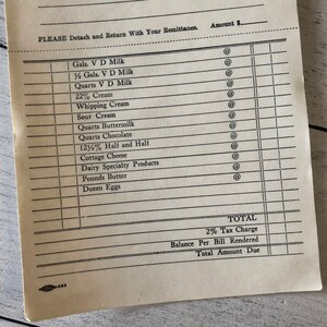 Antique Sunnybrook Farms Milk Co Statement Invoices Set of 3 - Etsy