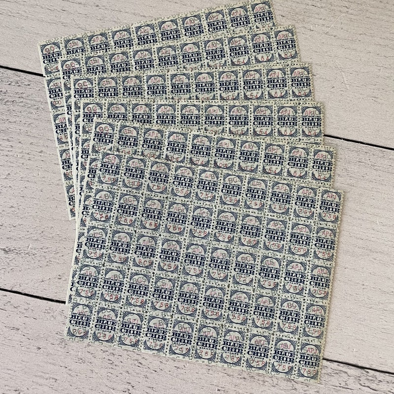 Blue Chip Stamps - Etsy