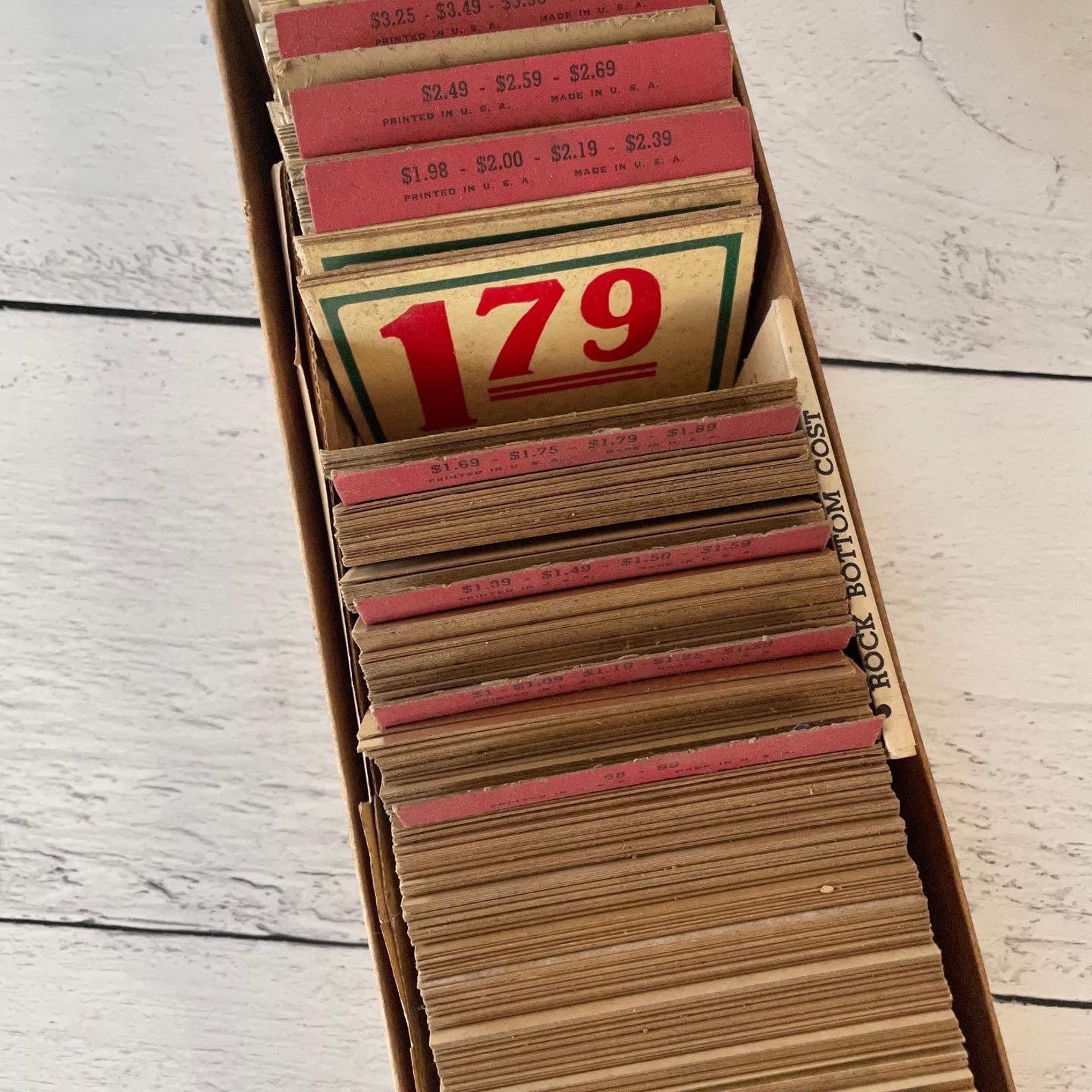 Antique Crown Brand Mercantile / Store Price Display Cards - Etsy