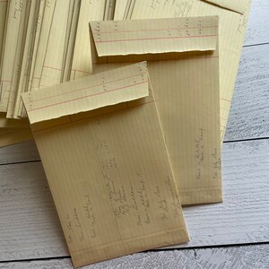1920’s Large Ledger Paper Handmade Catalog Envelopes Choose Your Set - Etsy