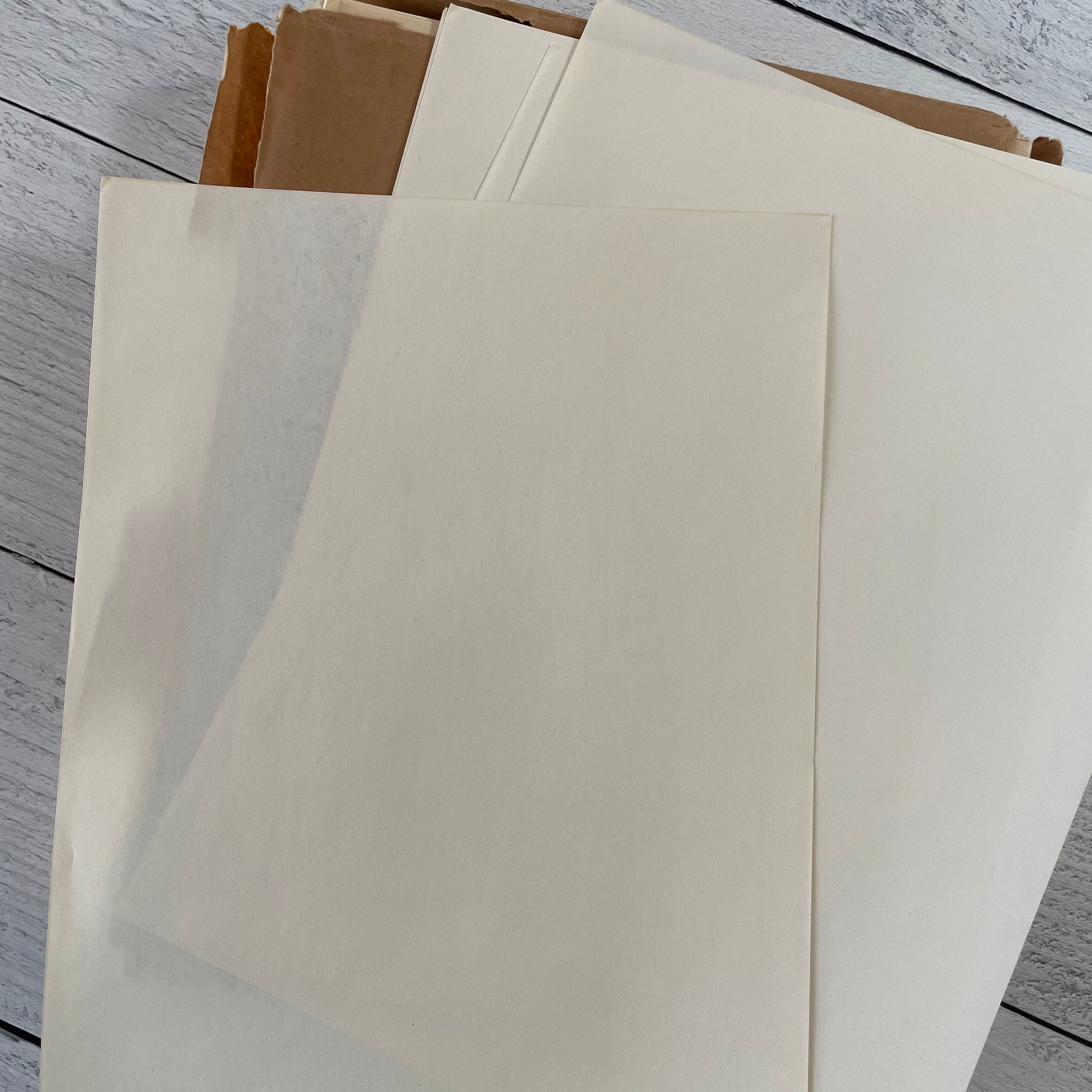 Vintage Cascade Paper Co. No. 1800 White Composition Paper Set | Etsy