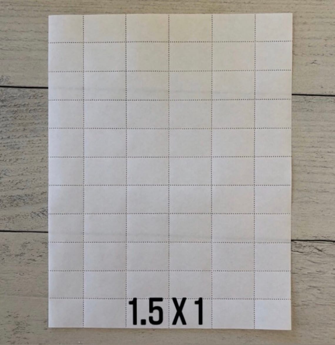 Gummed Faux Postage Stamp Pinhole Perforated Sheets Set of 5 Sheets ...