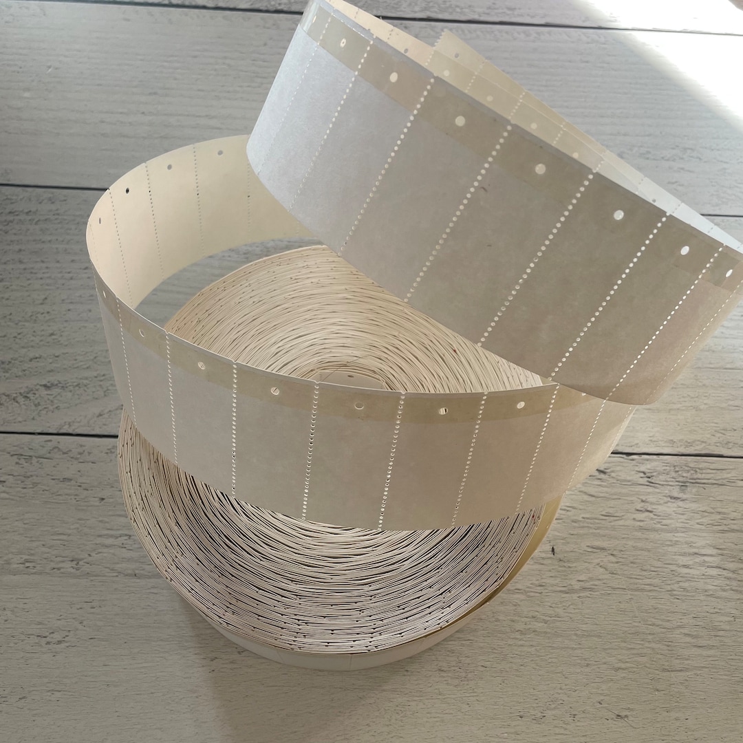 Vintage White Perforated Hang Tags Set of 8 - Etsy