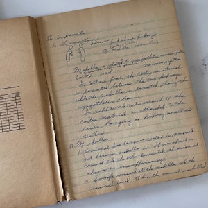 Choose Your Favorite 1930's Vintage Notebook Chemistry or Physiology - Etsy