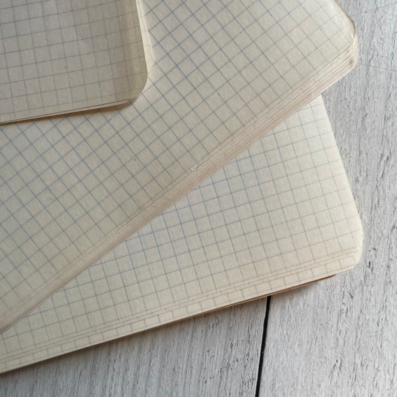 Vintage 2 Hole Punch Graph Paper Filler Sheets Set of 3 - Etsy