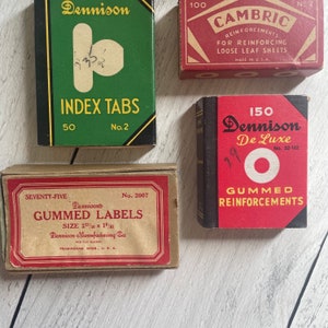 Vintage Dennison Labels! Choose Your Box! - Etsy