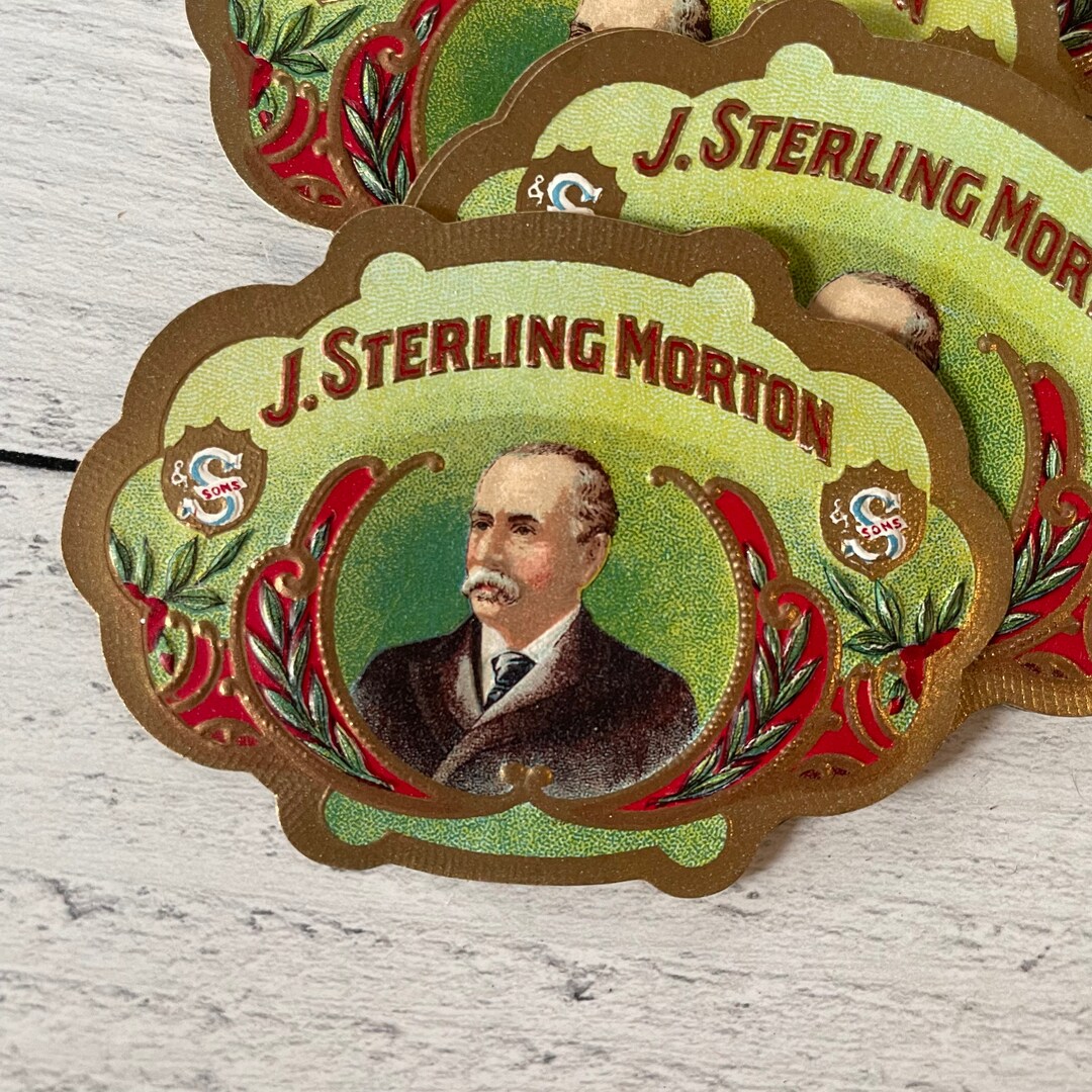 Antique 1903 J. Sterling Morton Labels Set of 5 - Etsy