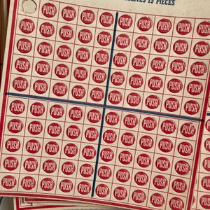 Antique Punch Board Game Cards, 1 Cent a Sale, NO LOSERS- One Board - Etsy