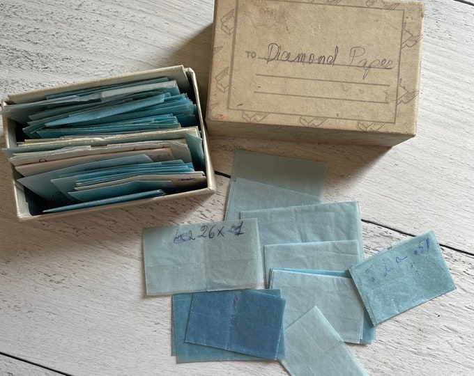 Vintage Jeweler's Diamond Papers Set of 3 - Etsy