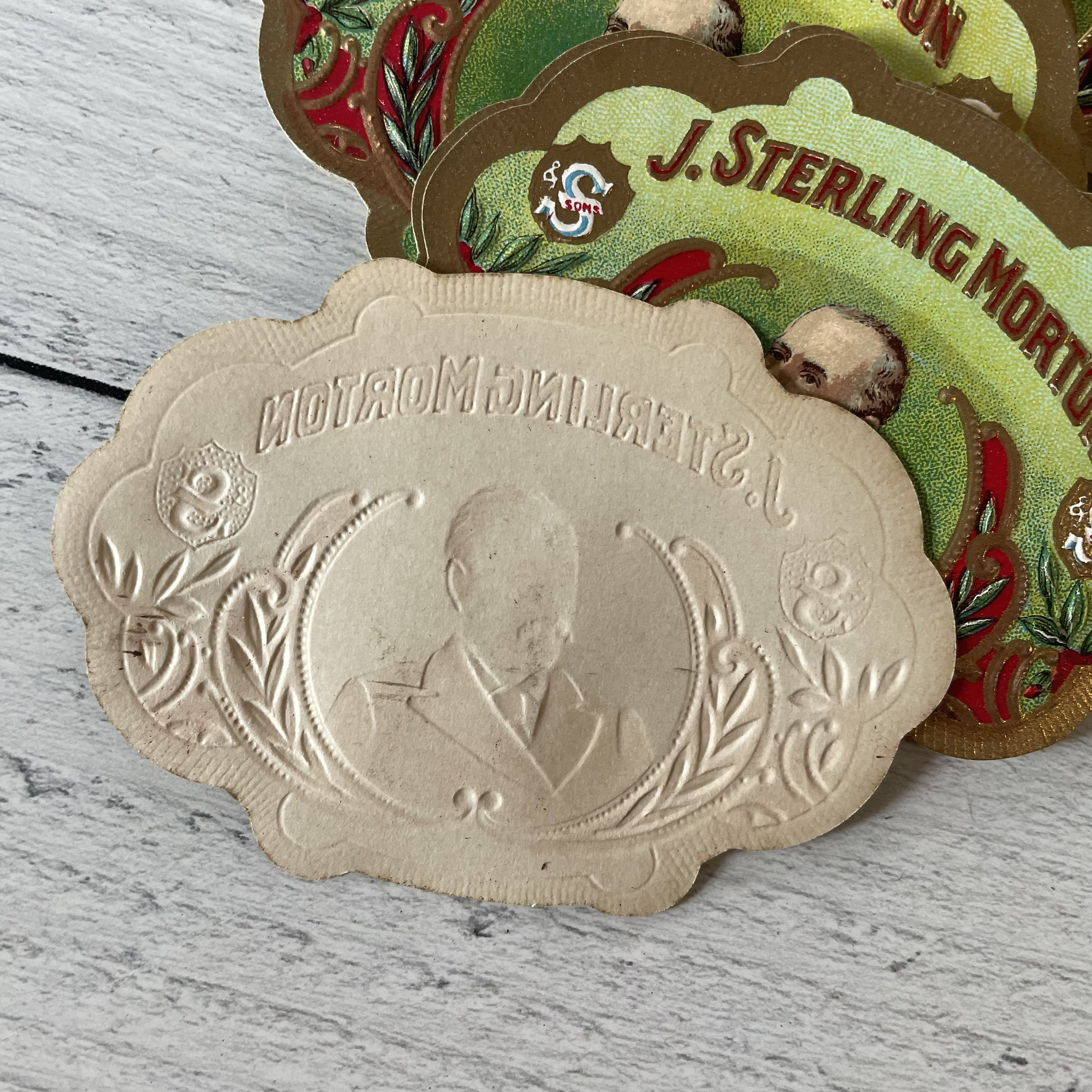 Antique 1903 J. Sterling Morton Labels Set of 5 | Etsy