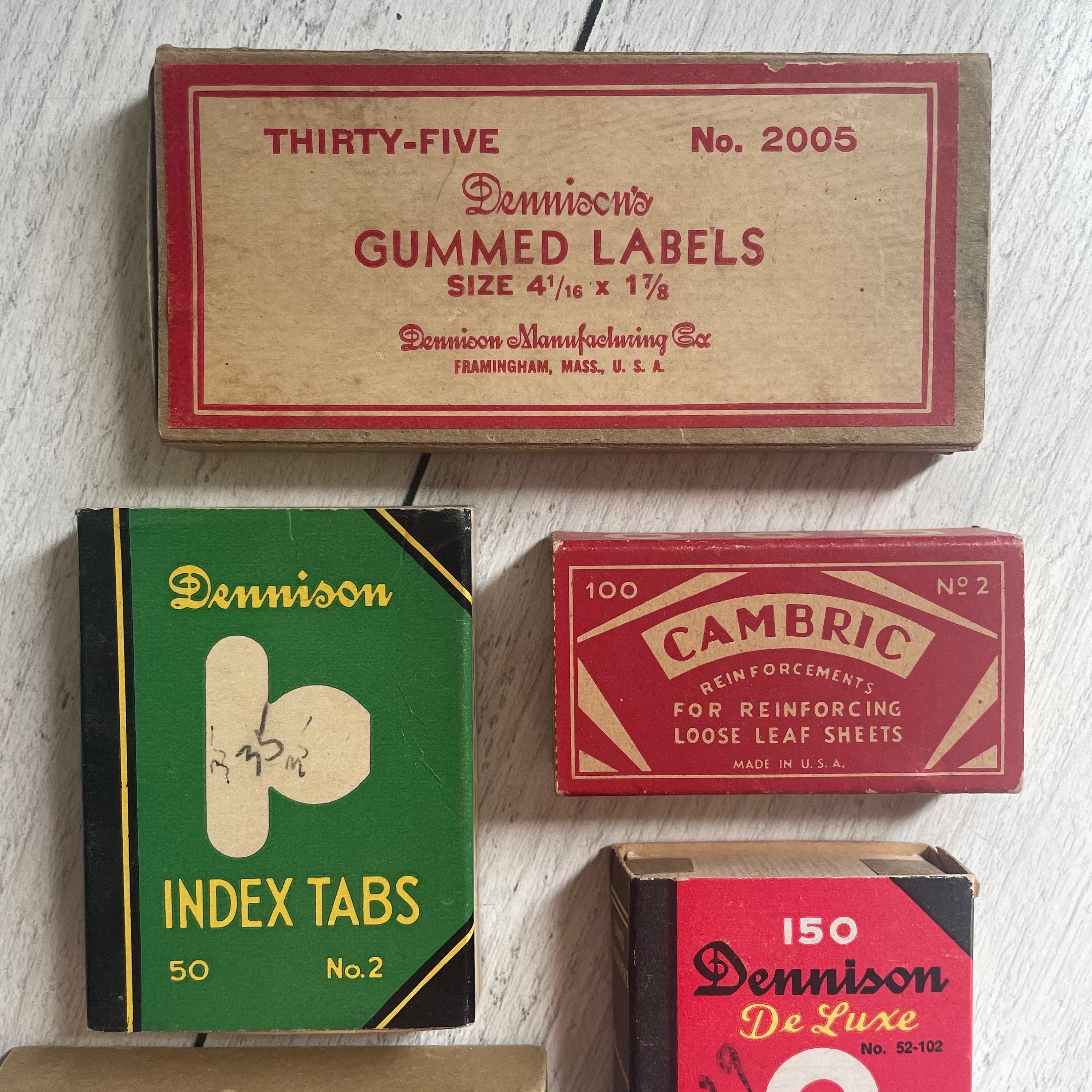 Vintage Dennison Labels! Choose Your Box! - Etsy