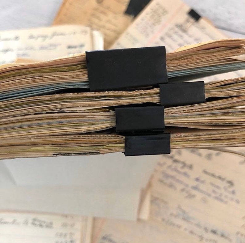 Monthly Bundles of Statements Bills Receipts and Documents Ephemera - Etsy