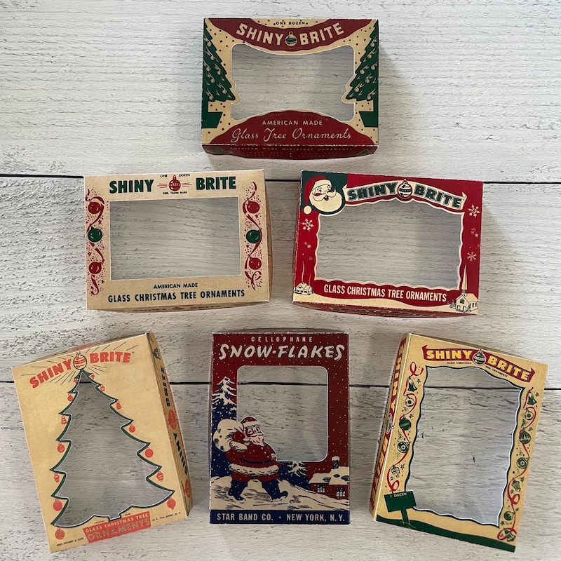 Shiny Brite Mini Boxes - Etsy