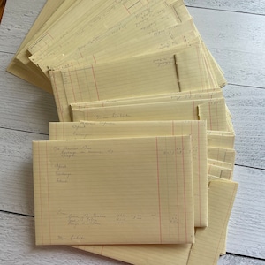 1920’s Large Ledger Paper Handmade Catalog Envelopes Choose Your Set - Etsy
