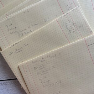 1920’s Large Ledger Paper Handmade Catalog Envelopes Choose Your Set - Etsy