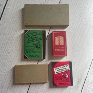 Vintage Dennison Labels! Choose Your Box! - Etsy