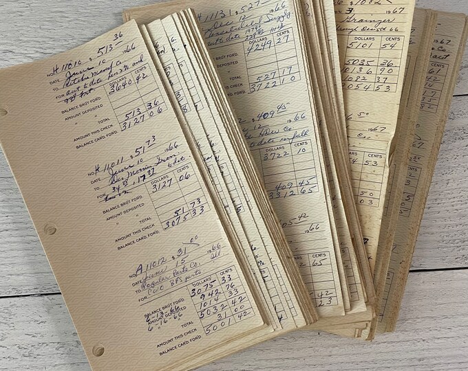 Vintage 1950s First State Bank Checks From Chariton, Iowa Set of 5 - Etsy