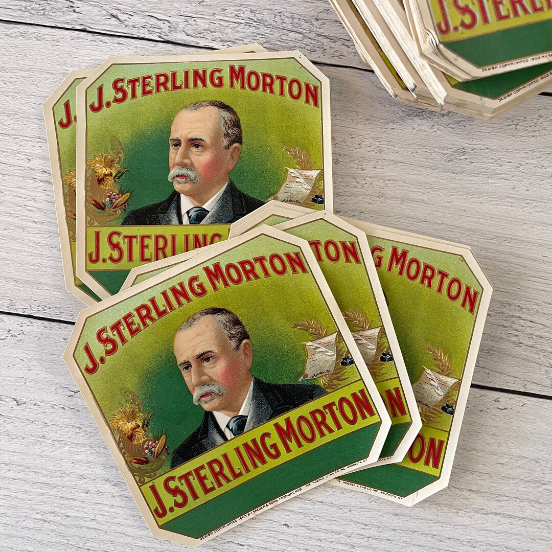 Antique 1903 J.sterling Morton Labels Set of 2 - Etsy