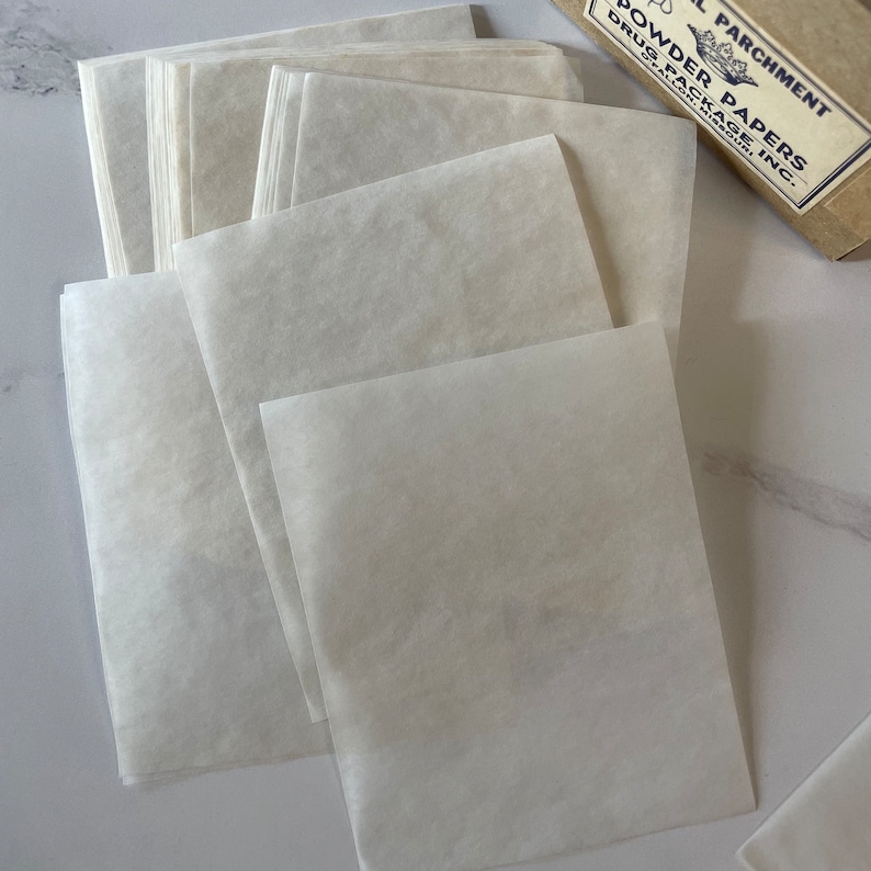 Vintage Royal Parchment Powder Paper No.40 From the Drug Package ...