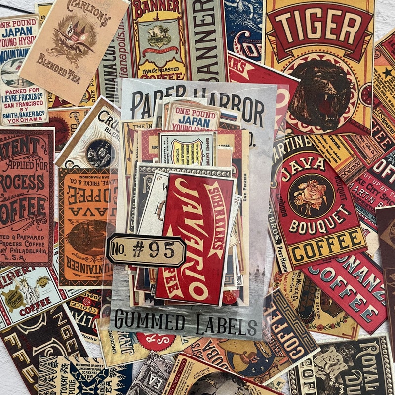 Vintage Coffee Label - Etsy