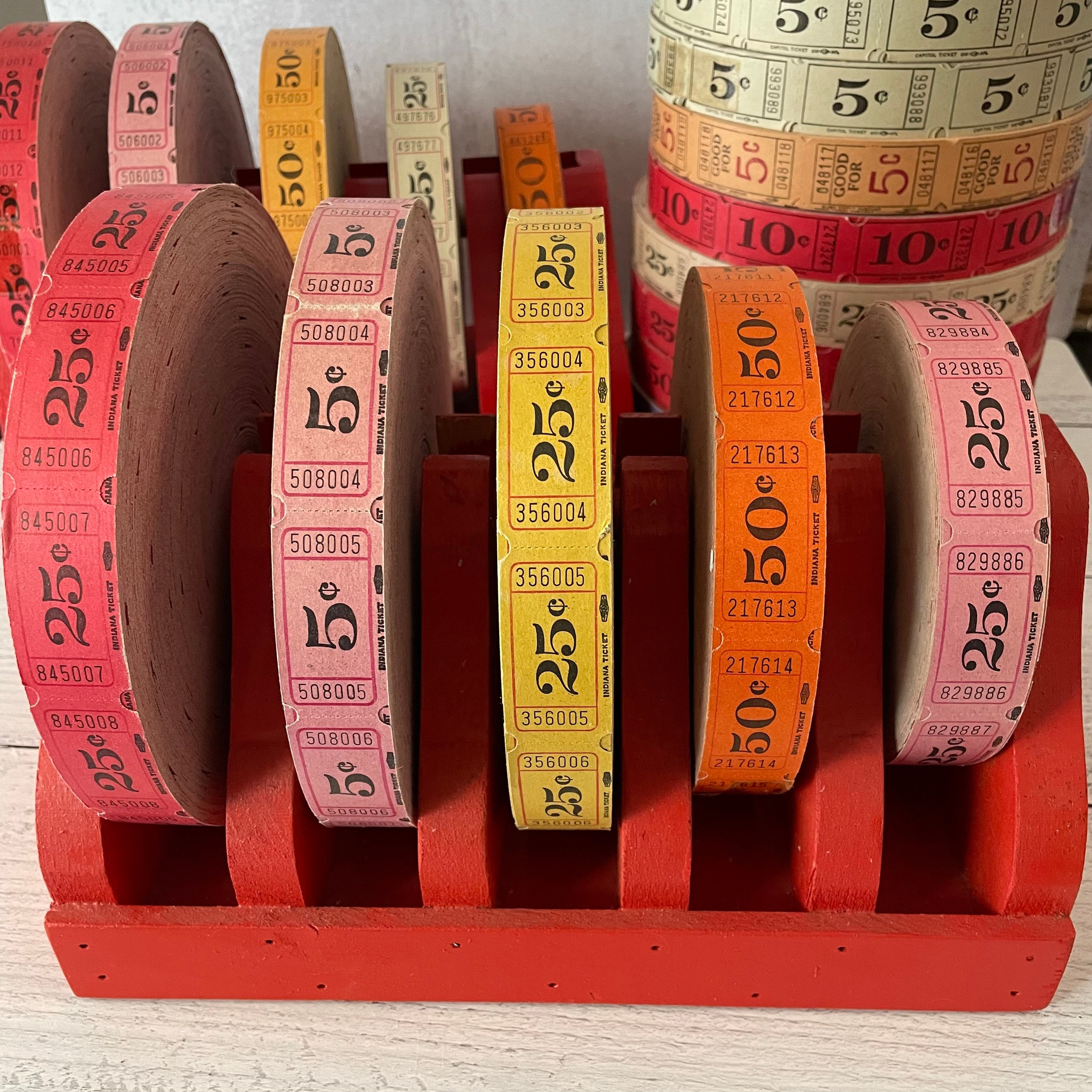 Vintage Full Ticket Rolls and Racks Choose Your Favorite - Etsy