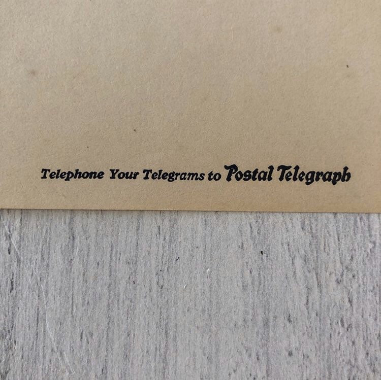 Antique Postal Telegraph Telegram Unused New Old Stock | Etsy